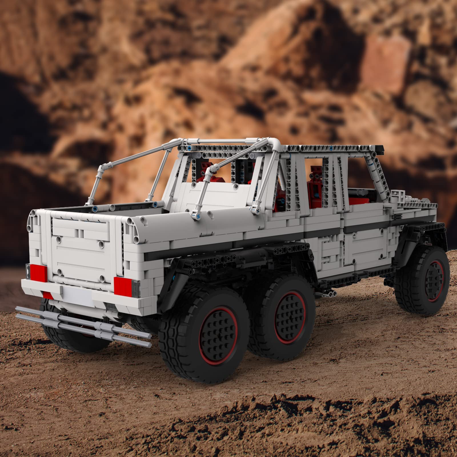 JMBricklayer Remote Control Car Building Blocks Set, MOC Off Road Vehicle Model Car Kits, Challenging Pickup Trucks Building Toys, Gifts for Boys 14+ Teens Adults(3686 Pieces, APP Remote Control)