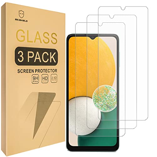 Mr.Shield [3-Pack] Designed For Samsung Galaxy A14 5G / Galaxy A14 4G [Tempered Glass] [Japan Glass with 9H Hardness] Screen Protector with Lifetime Replacement