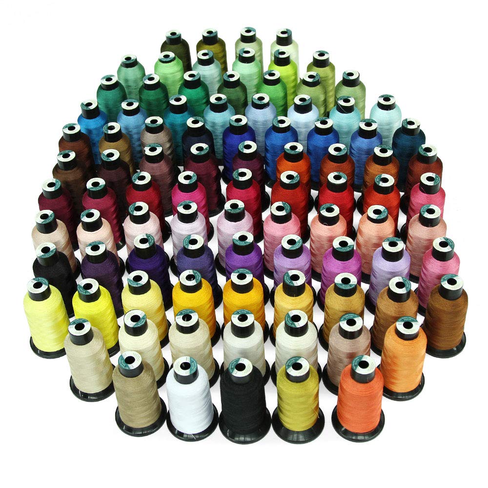 Elvis 120D/2 Luminous Embroidery Thread, 3280 Yard Spool, Tiffany Blue