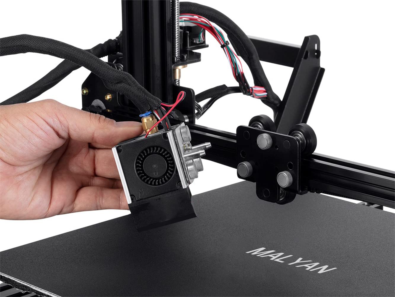 MALYAN MA10-Mini 3D Printer for Beginners and Kids, Removable Magnetic Build Sheet, Power Supply Protection, Quick and Simple Setup, Printing Size 200x200x200mm