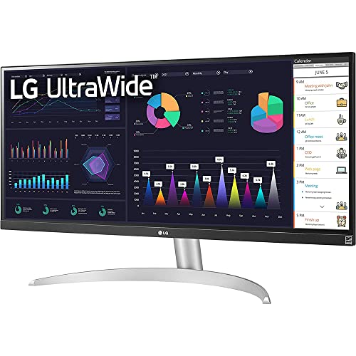 LG 29WQ600-W UltraWide FHD 29 inch Computer Monitor with HDR10 and AMD FreeSync 2 Pack Bundle with 1 YR CPS Enhanced Protection Pack