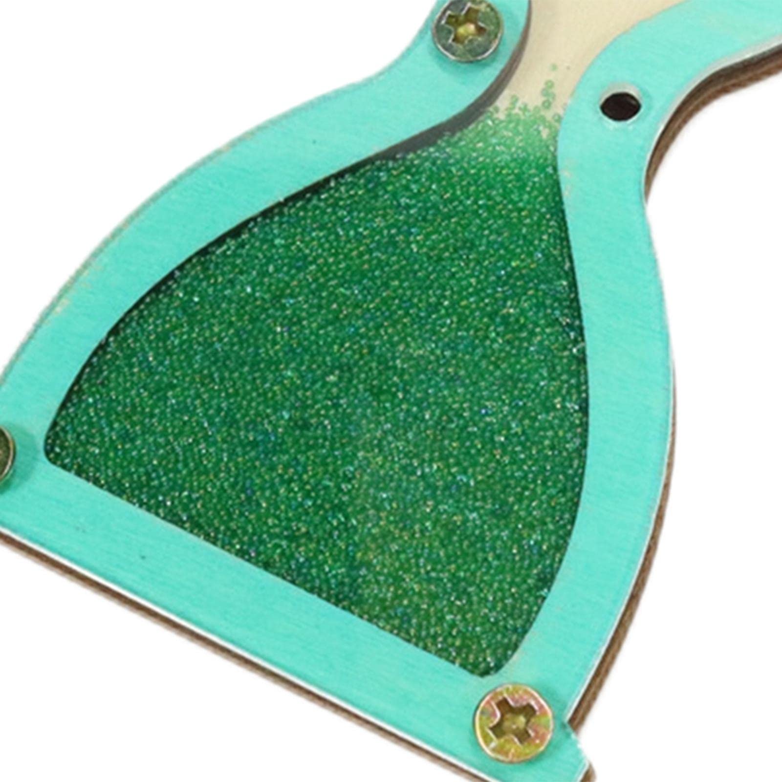 Gazechimp Wooden Busy Board Hourglass Toy Puzzle Fine Motor Skills Sensory, Blue Green