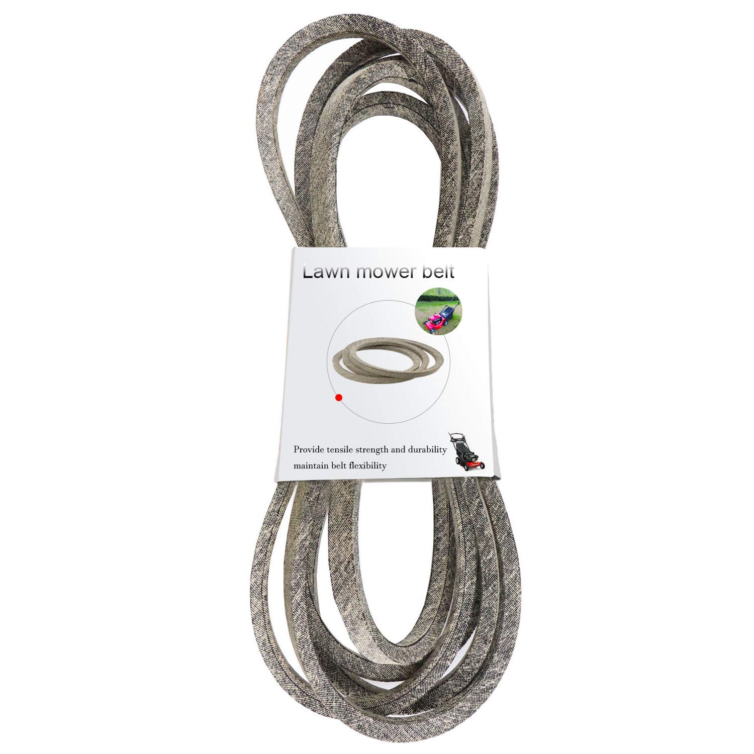 Dibanyou Deck Belt Made with Aramid Cord Fit for Ferris 1522061 22061 5022061 5103391 5103871 Scag 482652 Simplicity 5103391 Husqvarna 522829601 Toro 106-7369 115-4971 Belt 5/8" x 176"