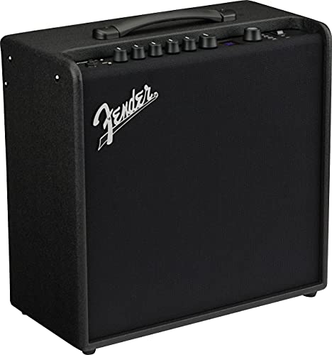 Fender Mustang LT50 Guitar Amp, 50 Watts, with 2-Year Warranty 30 Preset Effects with USB Audio Interface for Recording, 20Dx19.5Wx11.5H Inches, Black