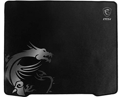 MSI Ultra-Smooth Low-Friction Textile Surface Natural Rubber Base Extra Soft Comfortable Touch Anti-Slip Gaming Mouse Pad (Agility GD30)
