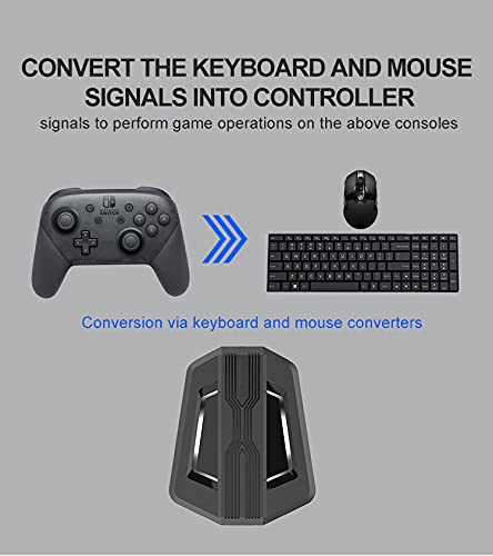 GDreamer HS-SW315 Keyboard and Mouse Adapter for Switch/Xbox One/ PS4/ PS3/Xbox 360