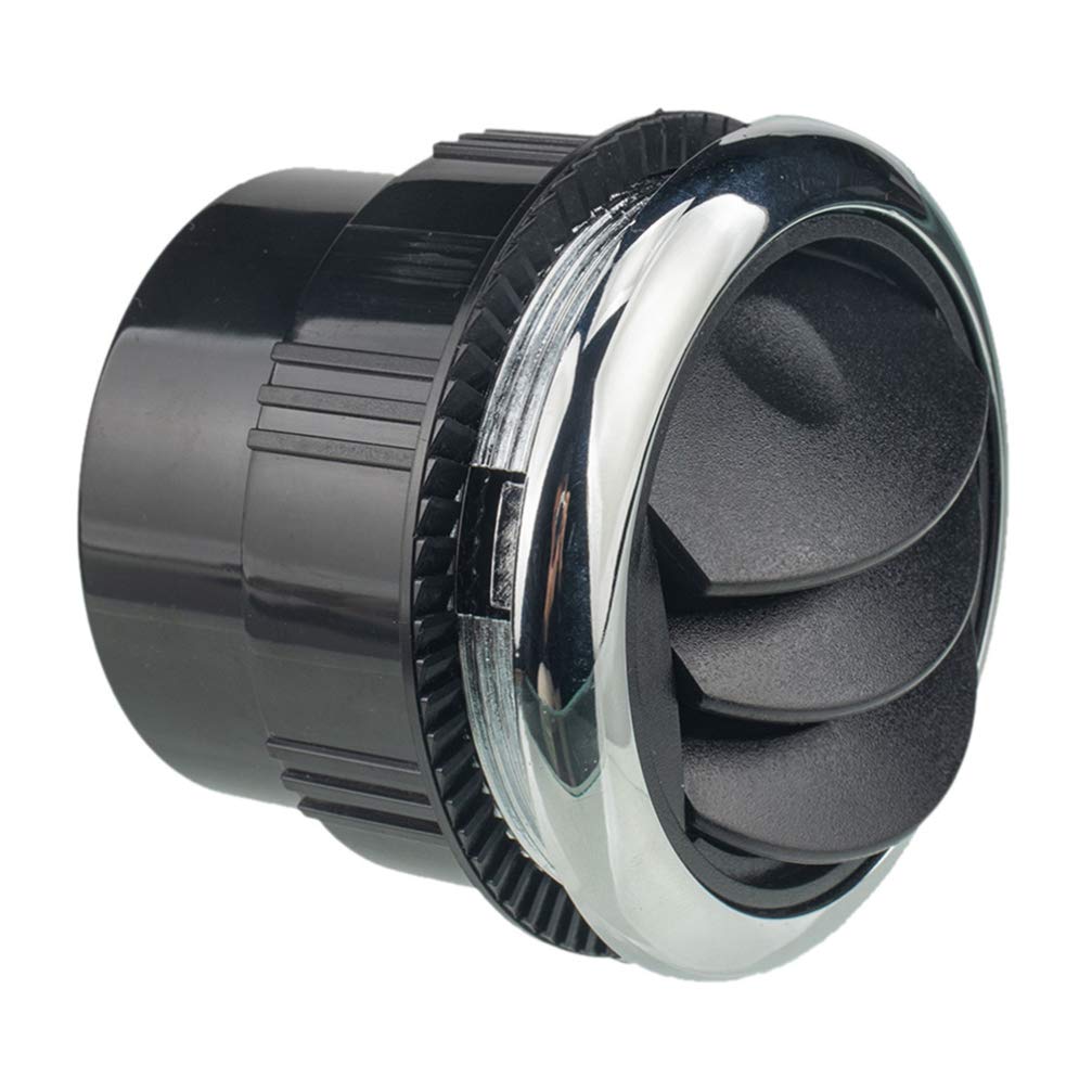 Didiseaon Air Conditioner Ceiling Vent Outlet Round A/C Electroplate Corner Vents for RV Bus Electric Car Caravan Diamter 87mm/75mm Tube Size 70mm