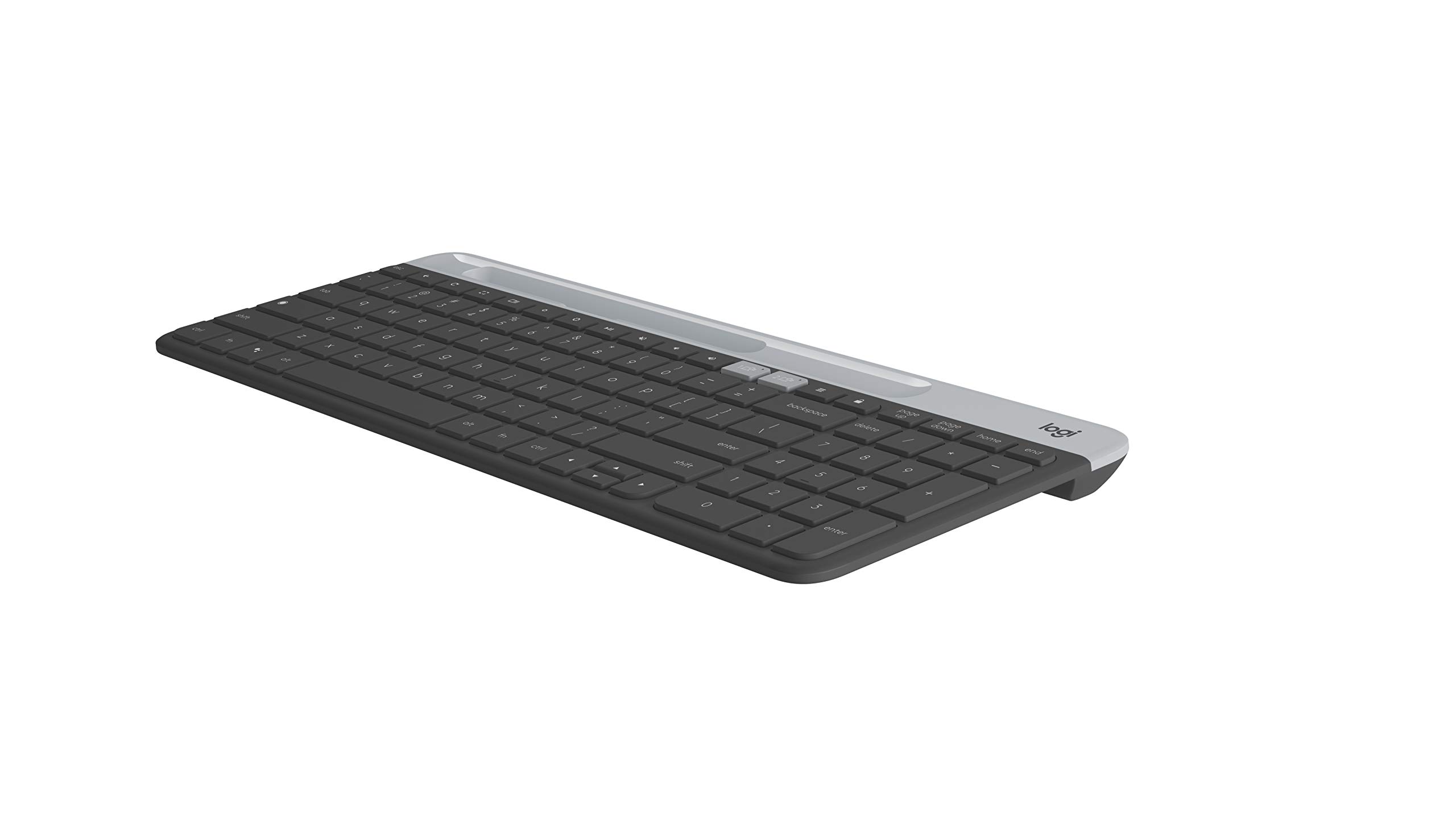 Logitech K580 Slim Multi-Device Wireless Keyboard for Chrome OS - Bluetooth/USB Receiver, Easy Switch, 24 Month Battery, Desktop, Tablet, Smartphone, Laptop Compatible