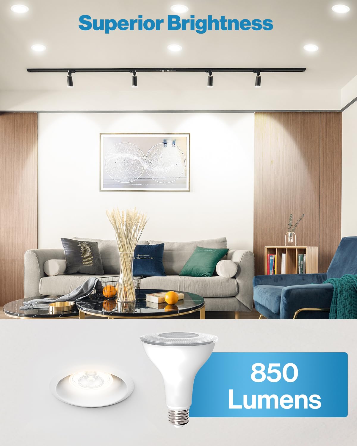 Sunco 10 PAR30 LED Bulbs, Flood Light Residential Outdoor Indoor CRI90 75W Equivalent 11W, Dimmable, 2700K Soft White, 850 Lumens, E26 Base, Exterior Wet-Rated Bright, IP65 Waterproof UL