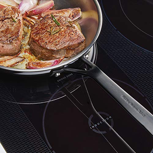 KitchenAid 5-Ply Clad Polished Stainless Steel Fry Pan/Skillet, 12.25 Inch