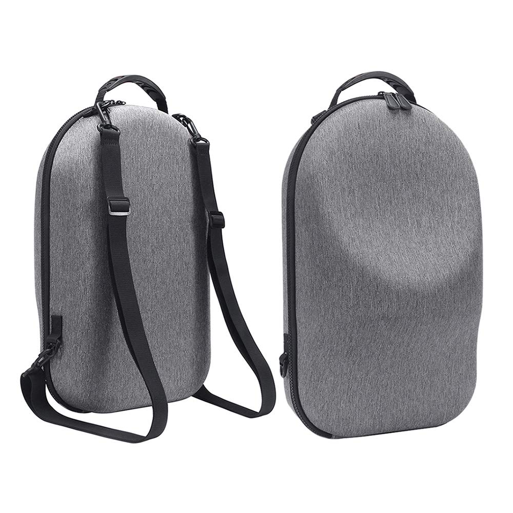Esimen Fashion Hard Case for Oculus Rift S PC-Powered VR Gaming Headset and Controllers Accessories Travel Bag (Gray)
