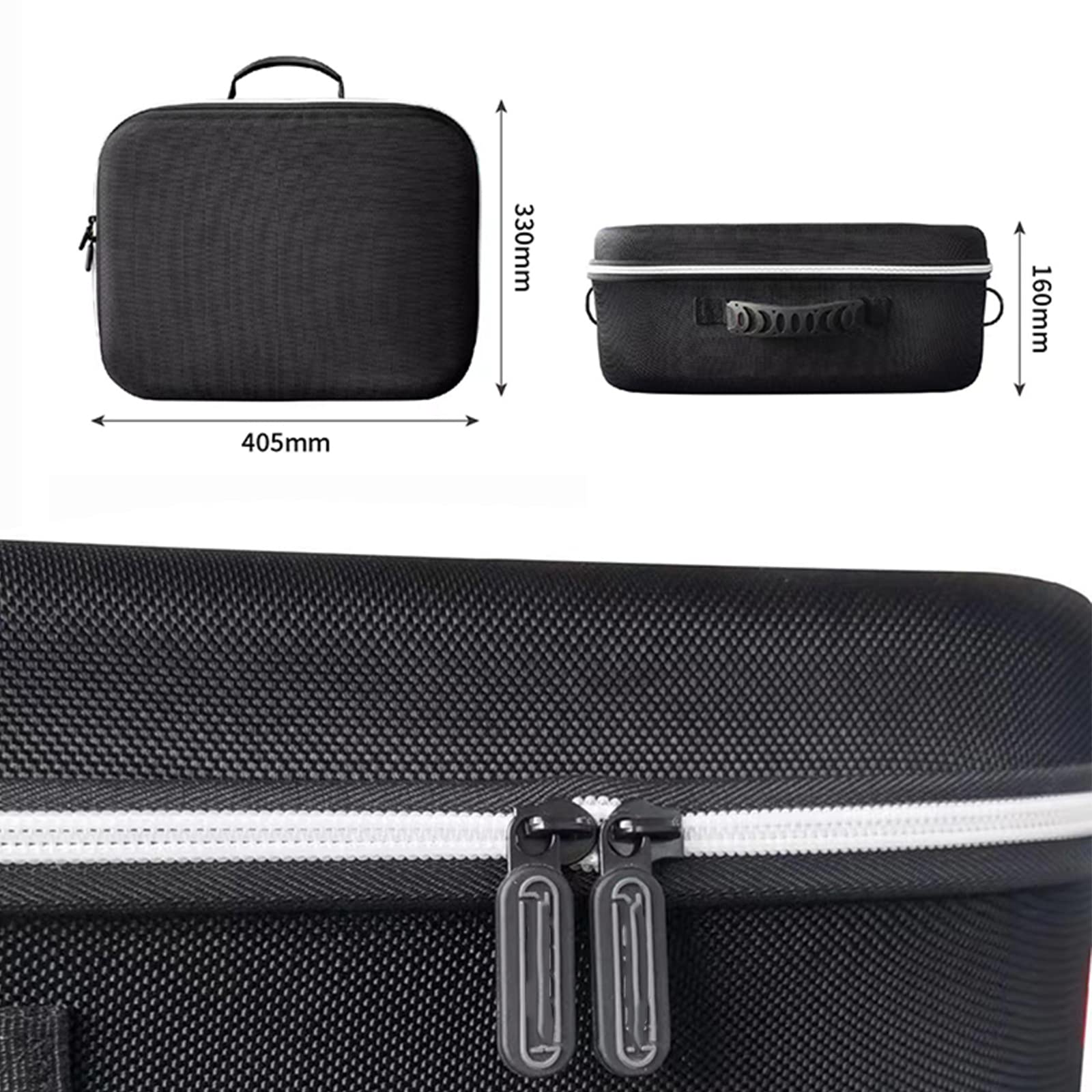 HUAYUWA Hard VR Carrying Case for PS VR2, All-in-One Protective Case Compatible for Playstation VR2 Headset and Touch Controllers, for VR2 Home and Travel Storage Bag