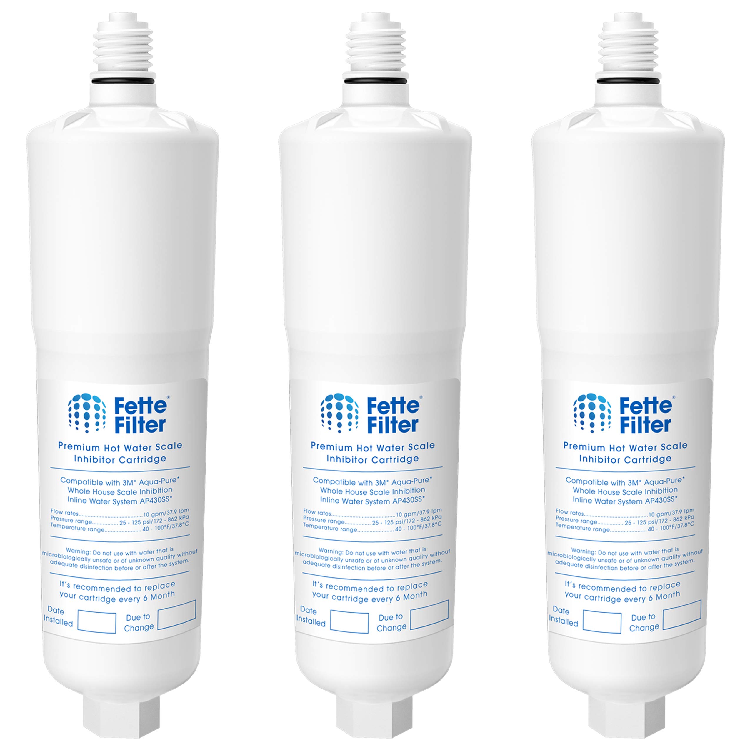 Fette Filter - Water Filter Cartridge Compatible with AP431 (Pack of 3)