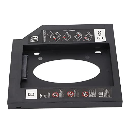 Jeanoko SSD Converter, Hard Drive Caddy Bay SATA3.0 2.5in Convenient Practical 12.7mm Height for Office for Home