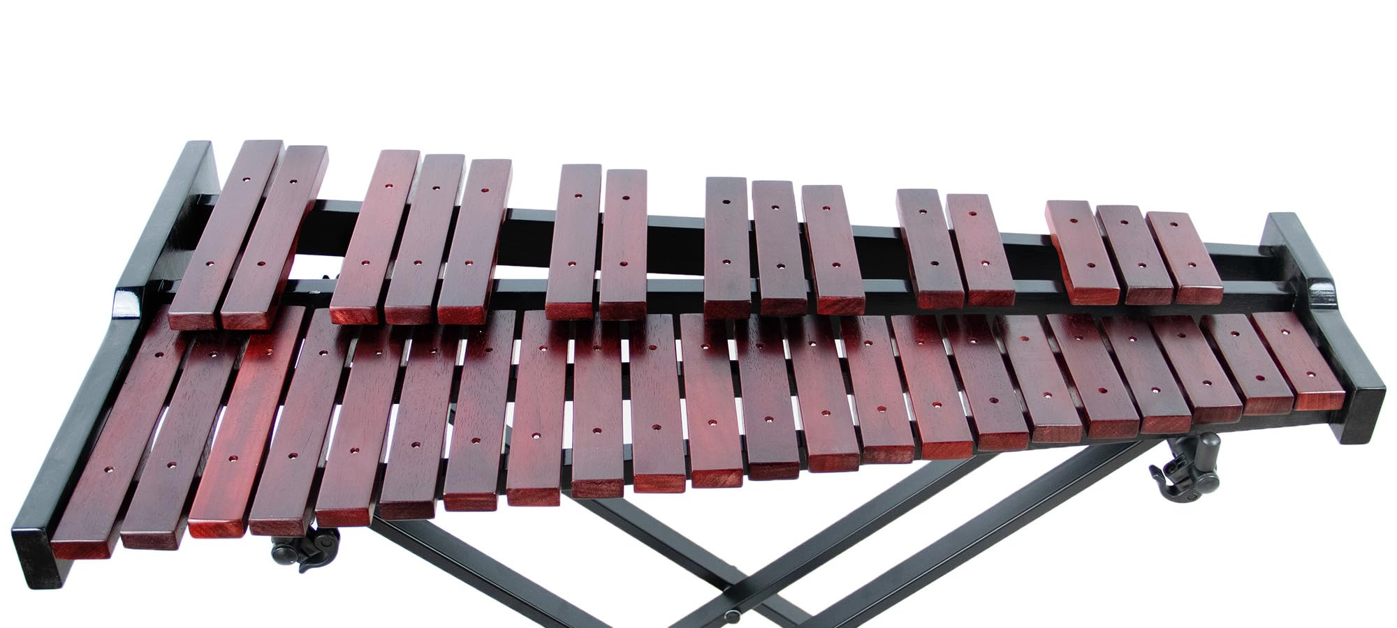 Gearlux 37-Key Wooden Xylophone with Mallets, Adjustable Stand, and Gig Bag