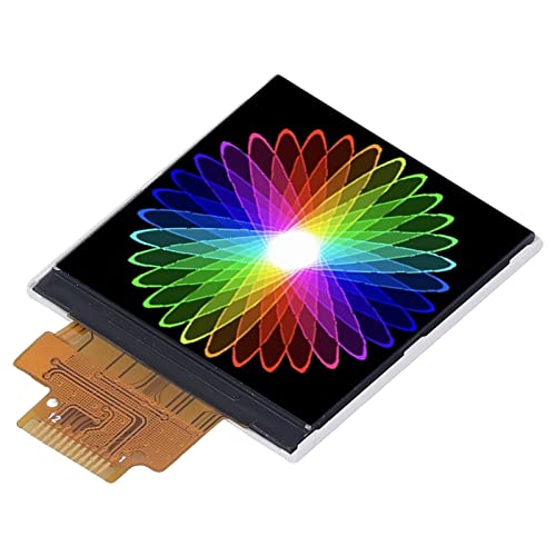 Kadimendium TFT IPS Screen, Quick Response 1.54in High Light Transmittance SPI Interface Color LCD Display Module for Controller Board