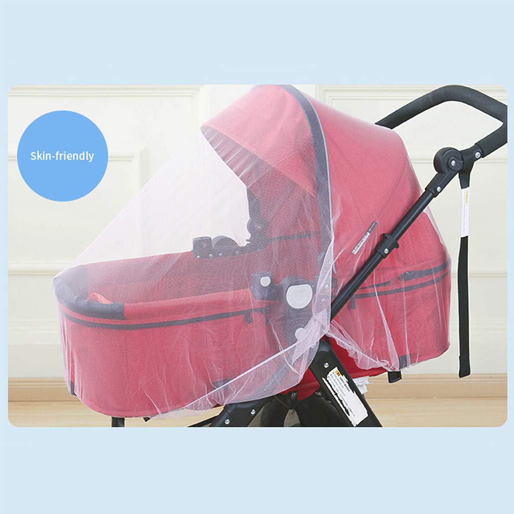 Digead Mosquito Net for Stroller, Baby Carriage, Crib and Travel Cot Full-Coverage Mosquito Net - Diameter50cm(20 inches)