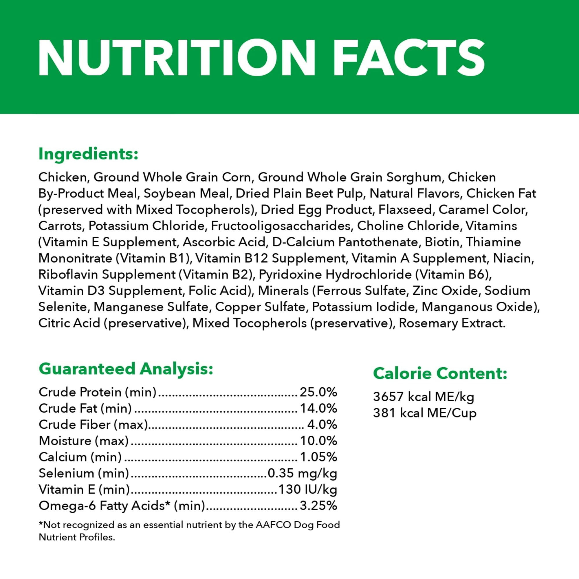 REUSSIR Proactive Health Mini Chunks Dry Dog Food with Real Chicken and Whole Grains, 7 Lb. Bag 100% Complete and Balanced Meal That Supports Growth
