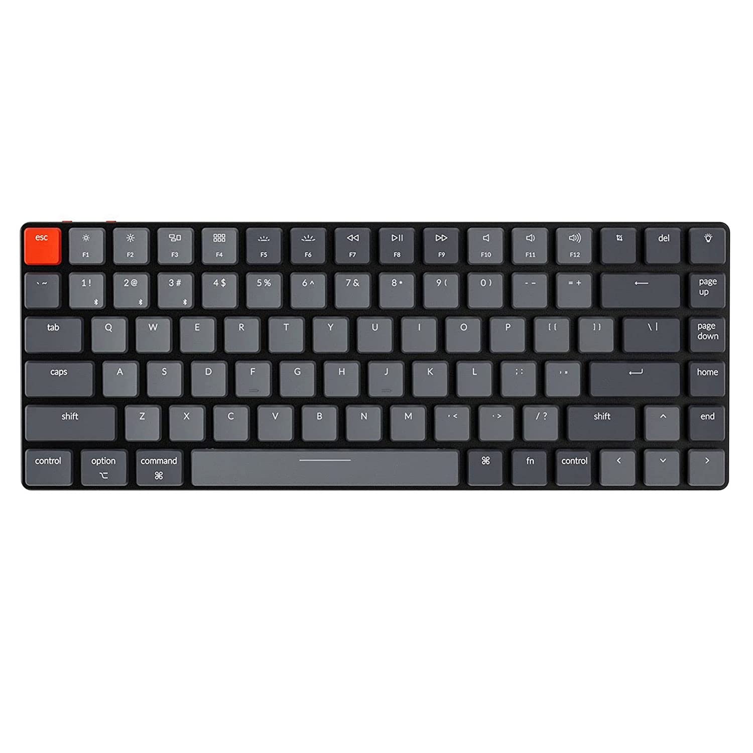 Keychron K3 Wireless/Wired Gaming Mechanical Keyboard Version 2, 96% Layout 100 Keys Bluetooth Keyboard with RGB Backlit, N-Key Rollover, Hot-Swappable Gateron G Pro Red Switch for Mac Windows