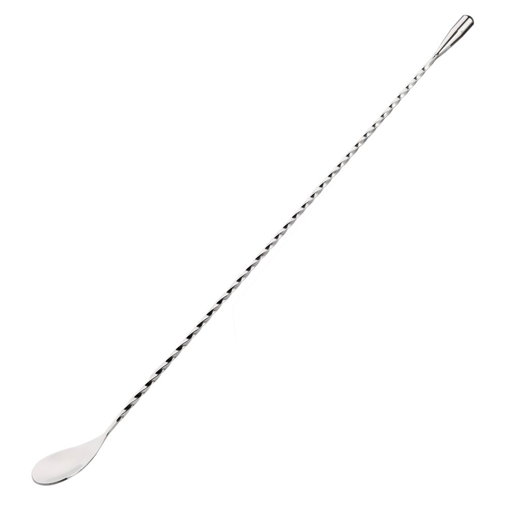 Purefold 15.7 Inches (40 CM) Stainless Steel Bar Spoon, Bartender Cocktail Shaker Cocktail Mixing Spoon,Spiral Pattern
