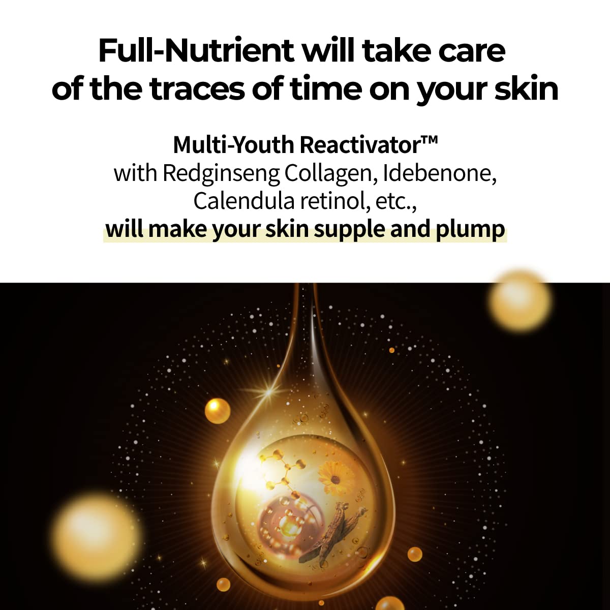 numbuzin No.4 Full-Nutrient Firming Cream | Skin Elasticity, Wrinkle Care, Anit-aging, Deeply Nourishing, Hydation | Red Ginseng, Panthenol, Niacinamide, Bifida | 2.02 fl. oz.