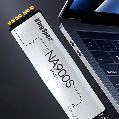 KingSpec 512GB NVMe SSD for MacBook, Ultra-Slim M.2 PCIe Gen3x4 Internal Solid State Drive with 3D NAND Flash, Compatible with MacBook Air 2013-2017 / MacBook Pro (Retina) 2013-2017 / iMac/Mac