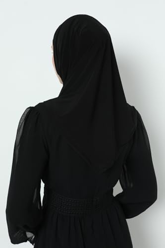 istanbul styles Elegant Stretchable Hijab for Women, Instant and Durable, Tailored for Muslim Women Consists of 2pieces