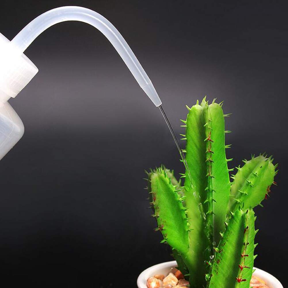 VANTOBEST 2Pcs 1000ml/34oz Clear Plastic Wash Bottle Plastic Squeeze Tattoo Bottle with Narrow Mouth Squirt Bottle Containers Cans Pots Watering Tool for Gardening Lab Industry
