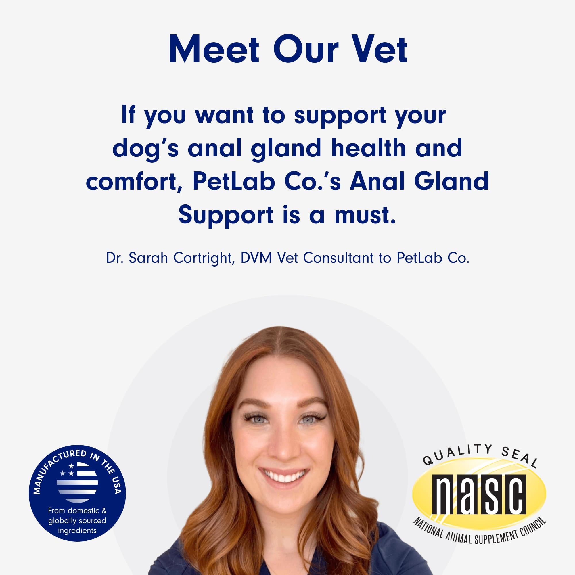 PetLab Co. Anal Gland Support Tailored Powder β Supports Anal Gland Health and Optimizes Stool Consistency - Easy to Use - Helps Target Scooting & Fishy Rears β for Medium Dogs