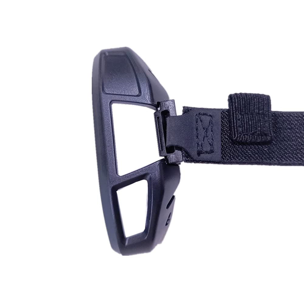 IYOUBOL Plastic Carrying Clip for Zebra TC51 TC52 TC56 57 SG-TC51-CLIPHC1-01 (Black with Handstrap)