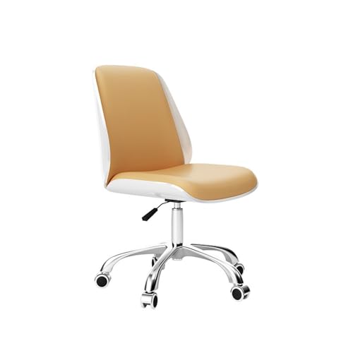 Ergonomic Office Chair, Office Chairs Piano Paint Modern Leather Executive Office Chair Comfortable Office Computer Swivel Chair (Color : B)