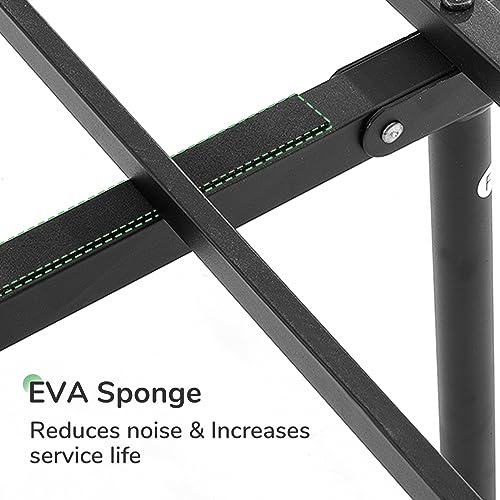 Novilla Twin Bed Frame, 14 Inch Metal Platform Bed Frame with Headboard, Heavy Duty Metal Slats Support, Easy Assembly, No Box Spring Needed