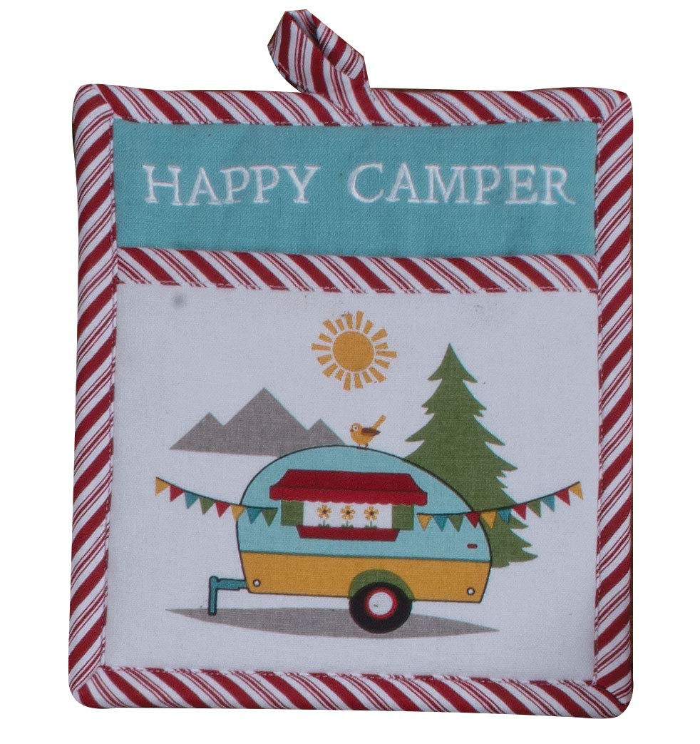 Kay Dee 3 Piece Home Is Where You Roam Camping Terry Towels and Potholder Set