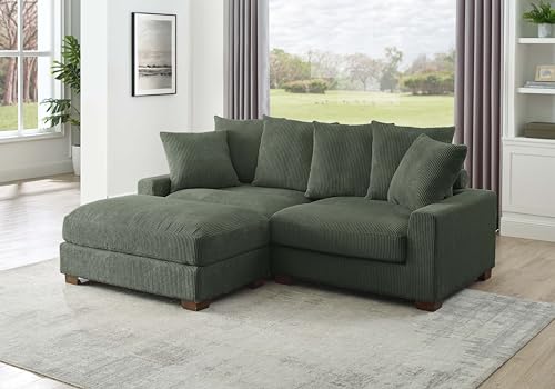 Oadeer Home Modular Sectional, Green