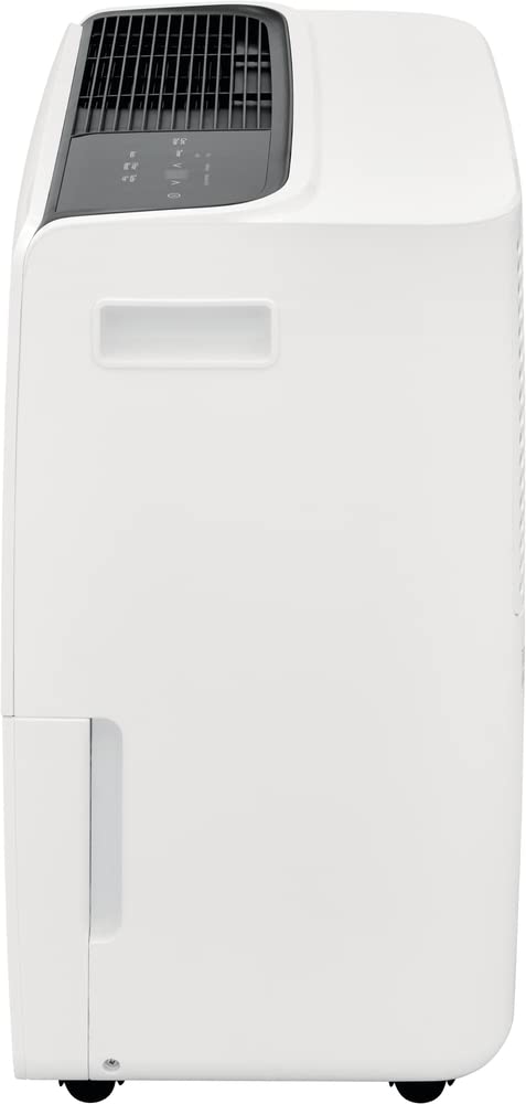 Frigidaire FFAD6022W1 Dehumidifier, High Humidity 60 Pint Capacity Dehumidifier with a Easy-to-Clean Washable Filter and Custom Humidity Control for maximized comfort, in White