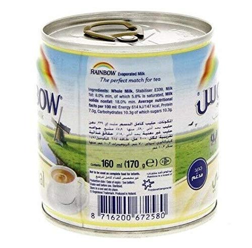 Evaporated Milk Full Cream Sterilized 6oz. 170gm each 6 Cans