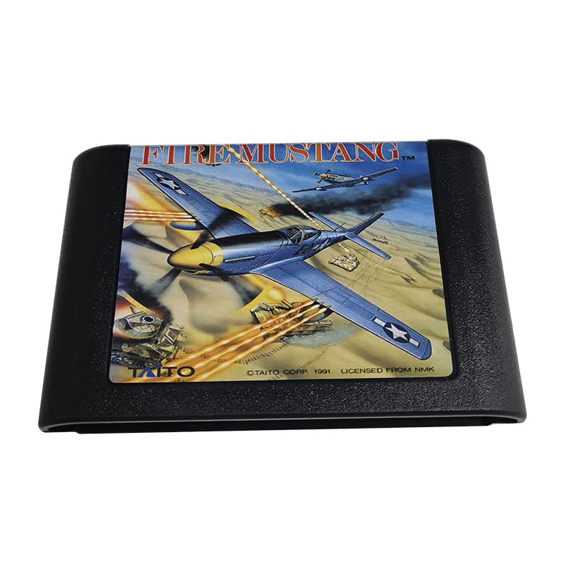 Fire Mustang Game Cartridge - Games 16 Bit MD Game Card For PAL And NTSC Version