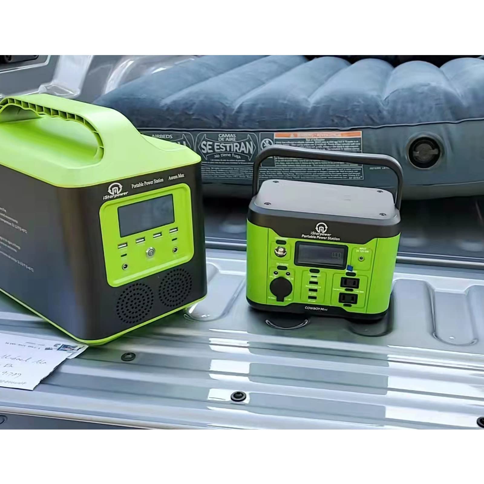 ISTARPOWER Portable Power Station 300W, Solar Generator, 296Wh LifePO4 Lithium Battery with 120V/300W AC Outlets, USB-C Port, Fast Charging Port, LED Light for Camping, RV, Emergency Backup