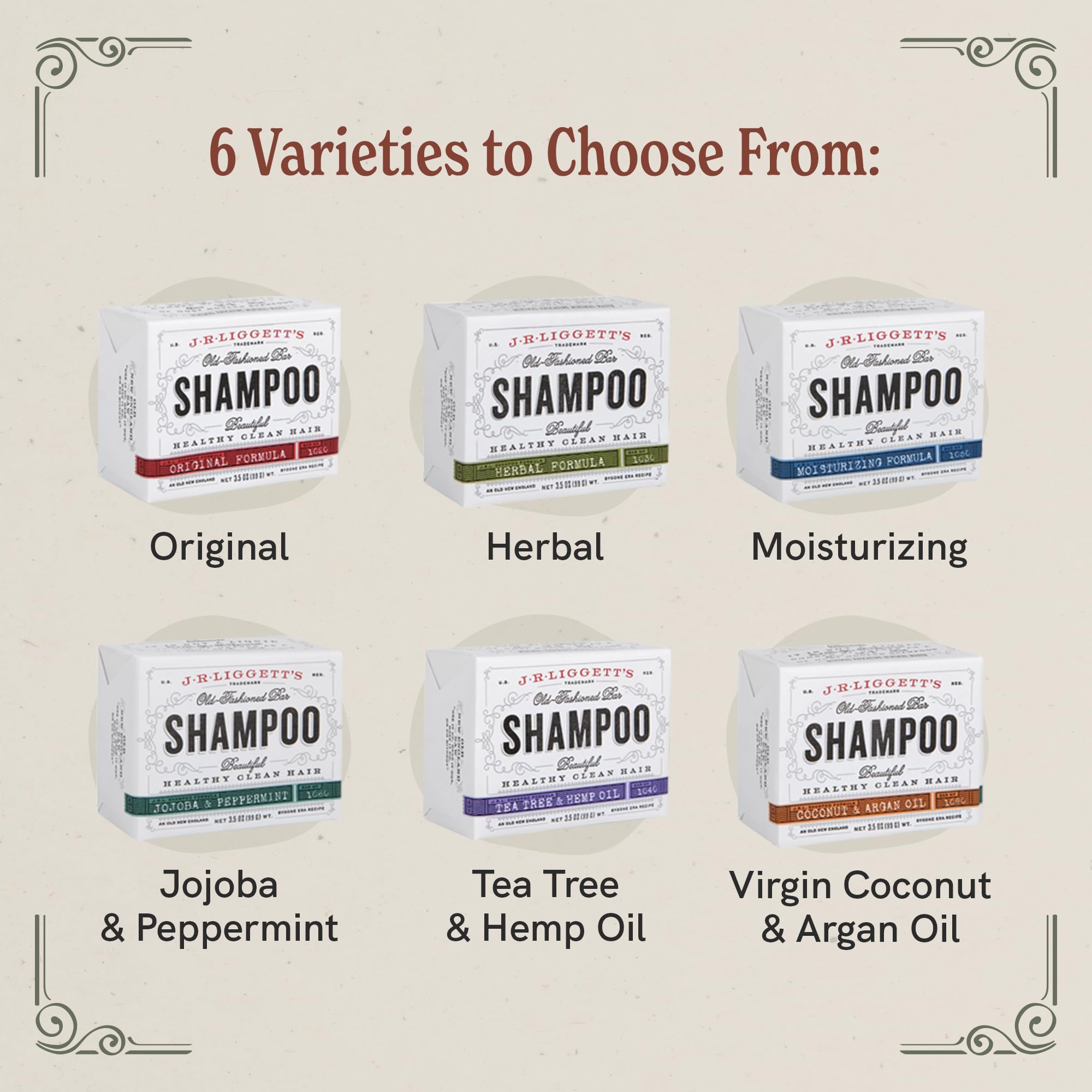 J·R·LIGGETT'S Moisturizing Conditioner Bar - Smooths Hair, Provides Healthy Sheen | Plant-Based Ingredients | 2 Pack 1.75oz