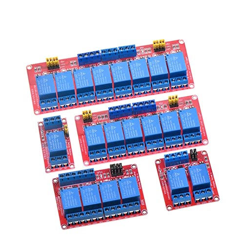 ILAME 1 2 4 6 8 Channel Relay Module DC 5V 12V 24V Board Shield with Optocoupler/High and Low Level Trigger for arduino Raspberry Pi (Color : 24V, Size : 2 Channel)