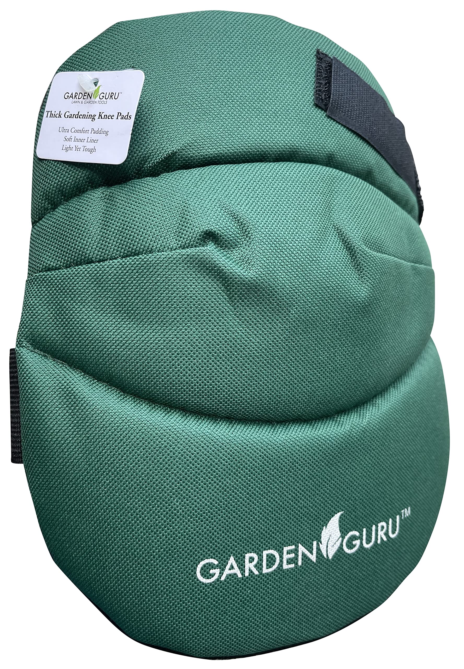 Garden Guru Cushioned Gardening Knee Pads with Adjustable Straps - Soft Inner Liner, Ultra Comfort Padding, Garden Kneelers for Yard Work, Cleaning, Household Chores, Roofing, and More