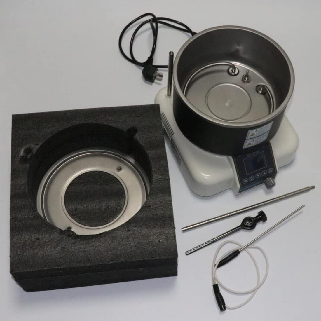 Magnetic Heating Stirrer, SHengwin 2L Lab Stirring Machine 110V Lab Thermostatic Water Bath Mixer