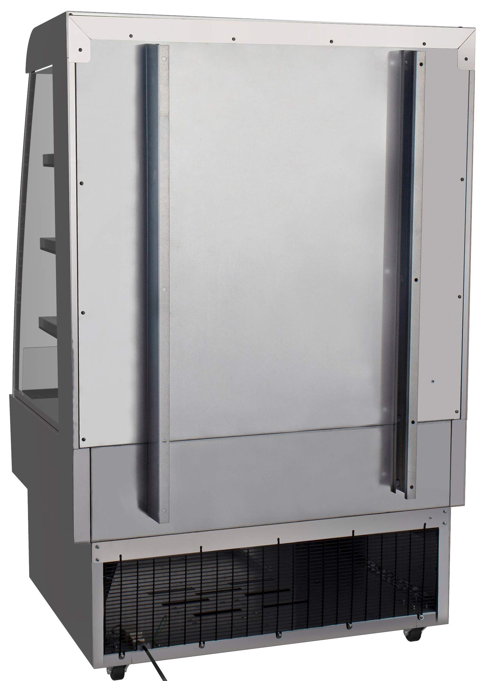 KoolMore - CDA-13C Open Air Merchandiser Grab and Go Refrigerator with LED Lighting and Night Curtain - 13.4 cu.ft