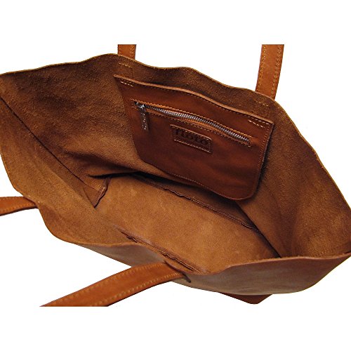Floto Piazza Leather Tote Bag in Full Grain Calfskin