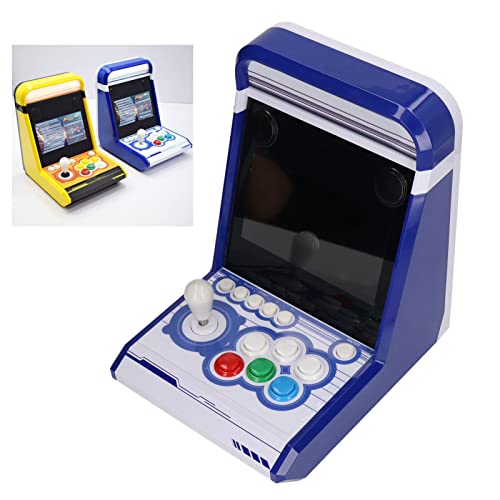 Joystick Control Game Machine, Lightweight US Plug 100‑240V Portable Mini Joystick Control Game Machine for Bar(Blue)