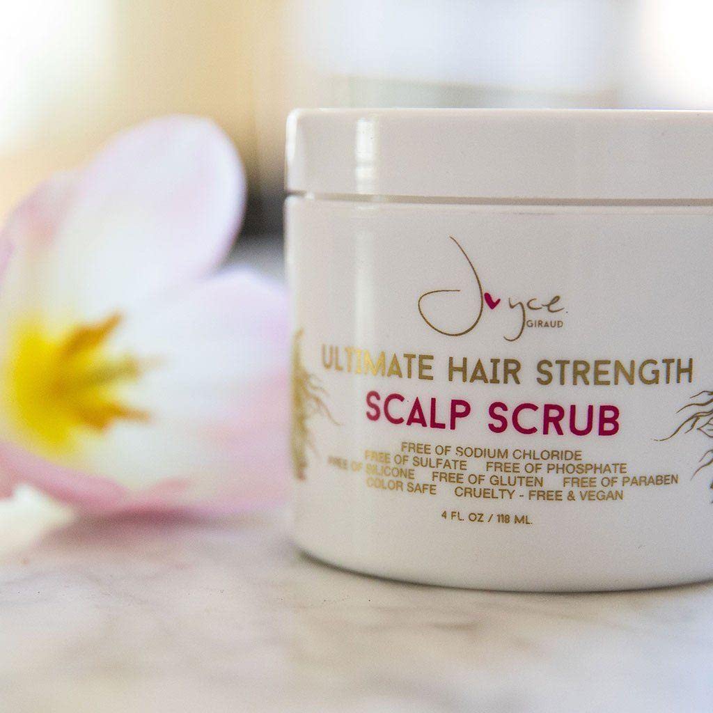 Miracle Elixir Collection Joyce Giraud Ultimate Hair Strength Scalp Scrub - Ideal for All Hair Types, Tropical Peppermint Scent, 4 Fl. Oz.