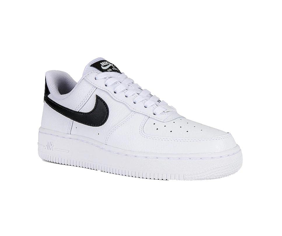 Nike Womens WMNS Air Force 1 '07 OG BLK,White Women Size 8