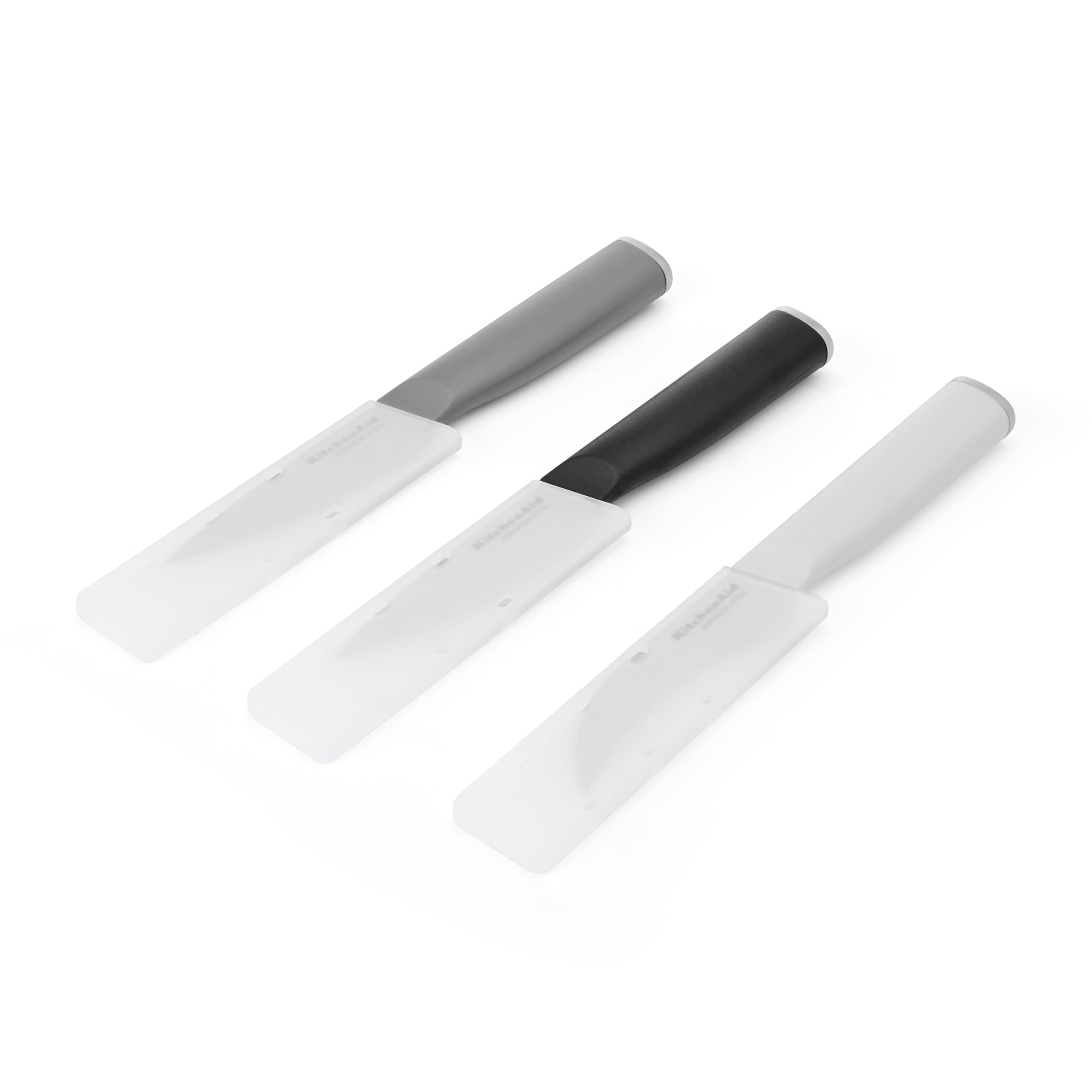 KitchenAid Paring Knife Set, High Carbon Stainless Steel Kitchen Knife Set, Razor-Sharp Blades, 3 Piece, Multicolor