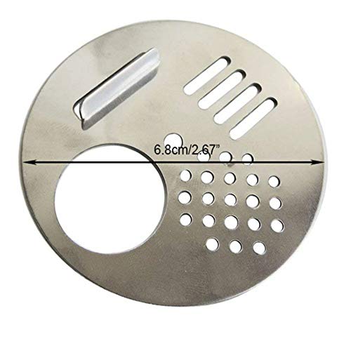 Lucas shops Stainless Steel Beehive Nuc Box Entrance Gate Beehive Tool , Bee Hive Entrance Gate Stainless Steel Bee Entrance Discs Door for Beehive Nuc Box Bee Nest Beekeeper Tool( 6PCS)
