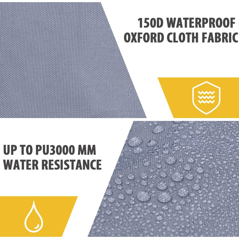 GEERTOP Portable Ultralight Tent Footprint Waterproof Rain Fly Tarp Ground Sheet Mat for TopRoad 4 Plus Tent 4 Person